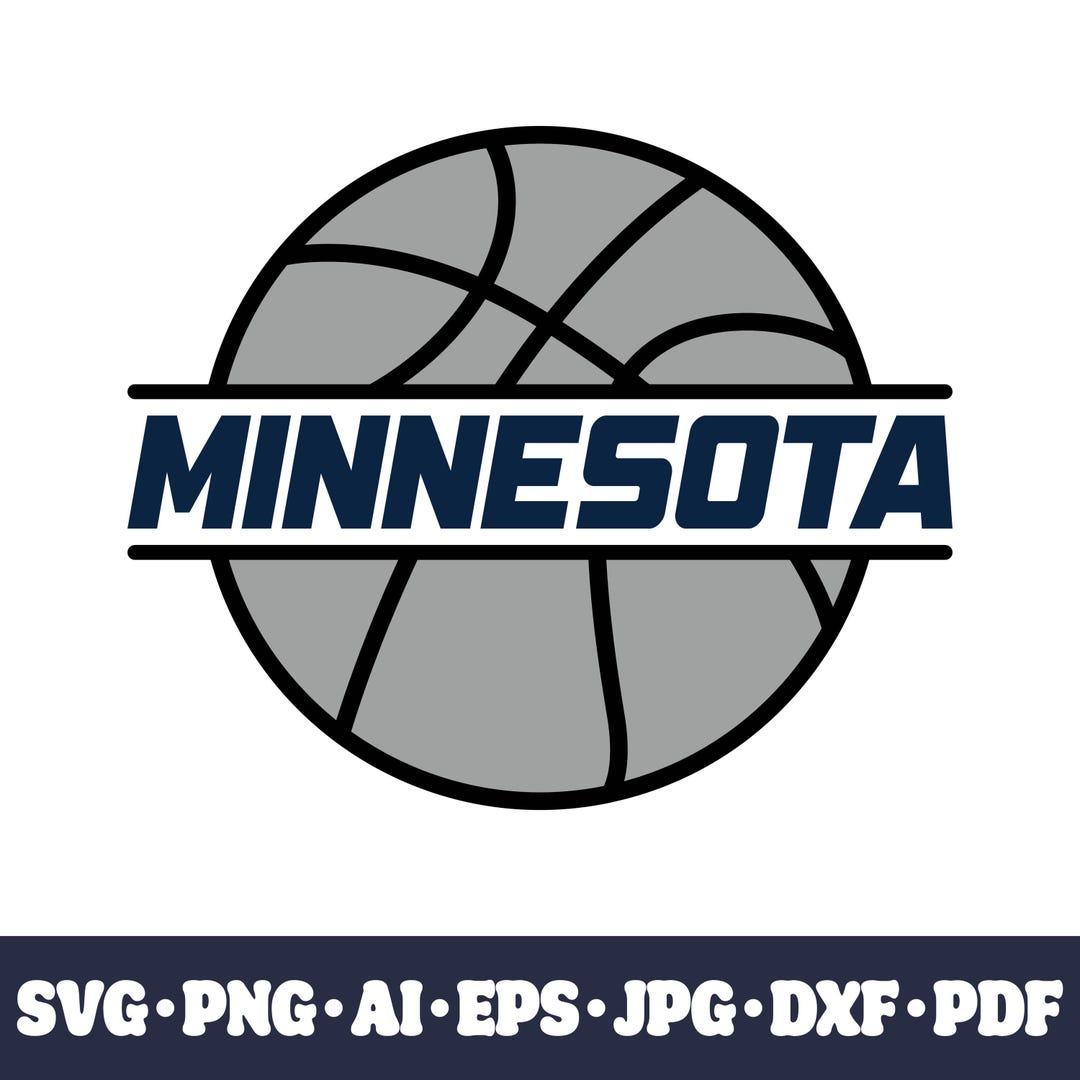 Minnesota Basketball Team SVG Cricut Cut File. City PNG Clipart ...