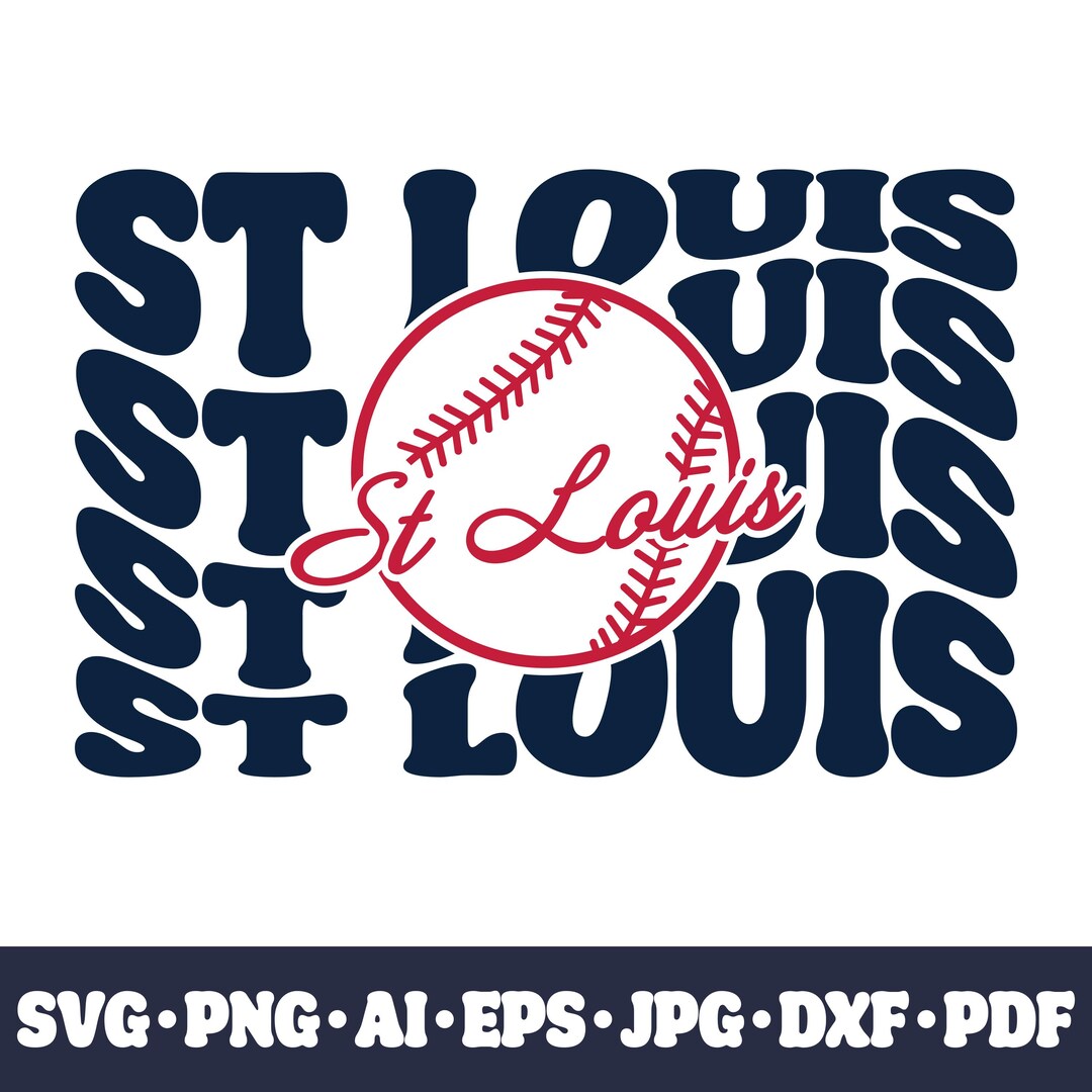 St. Louis Baseball Team SVG Cricut Cut File. City PNG Clipart ...