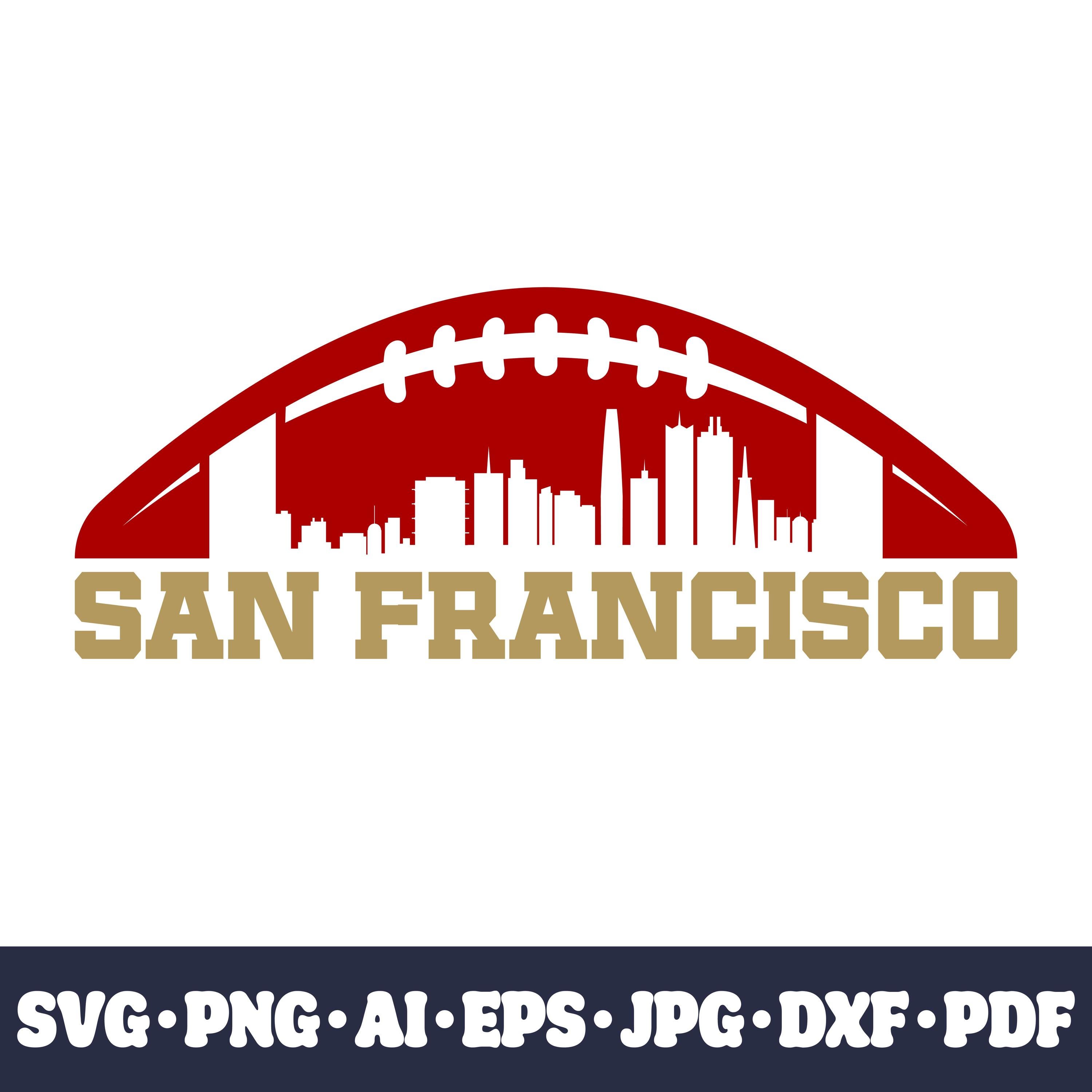 San Francisco Football Team SVG Cricut Cut File. City PNG Clipart ...