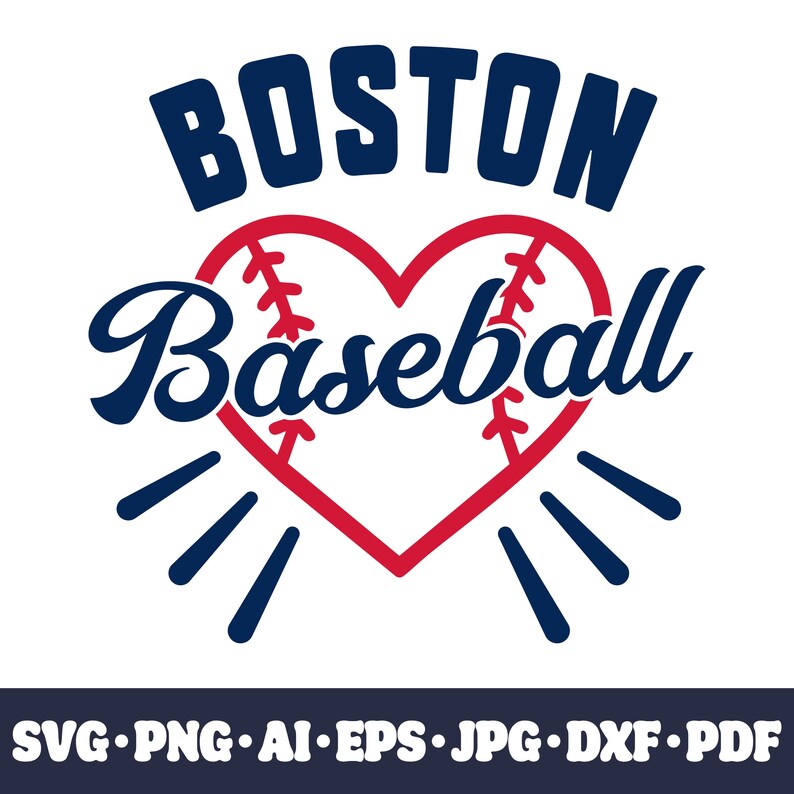 Boston Baseball Team SVG Cricut Cut File. City PNG Clipart. Silhouette ...