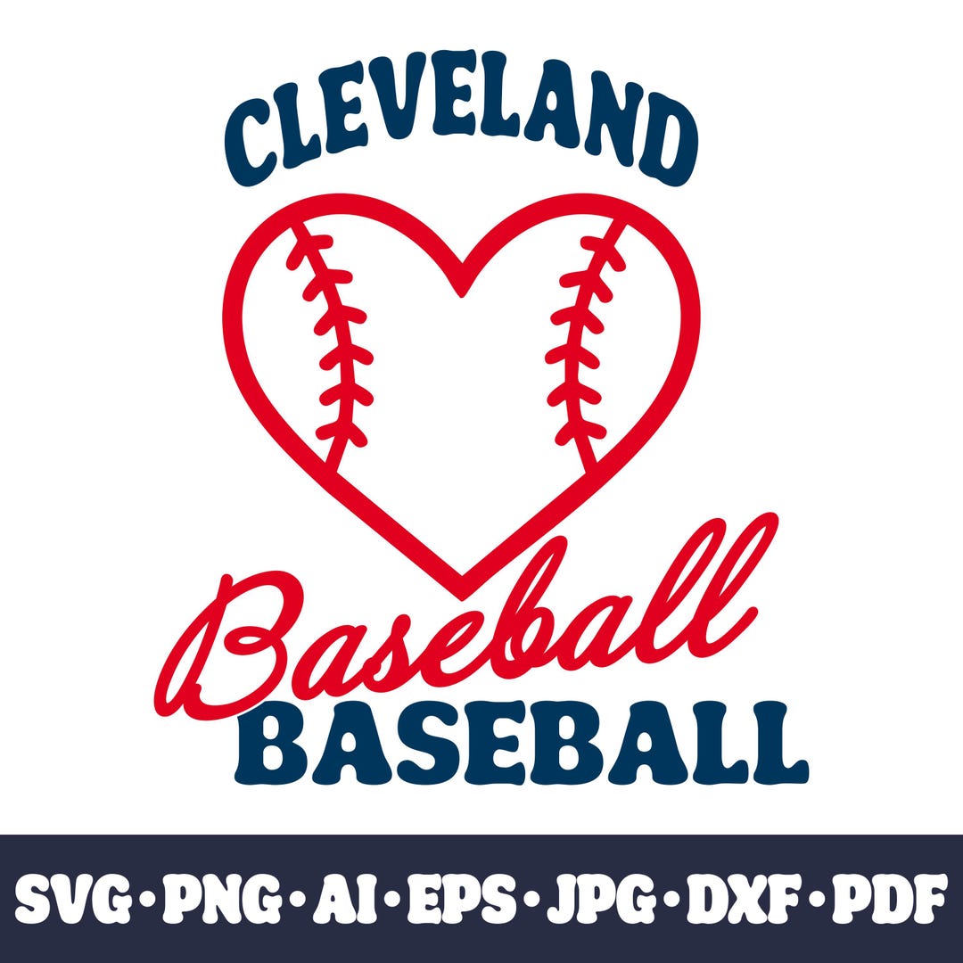 Cleveland Baseball Team SVG PNG DXF for Cricut and Silhouette ...