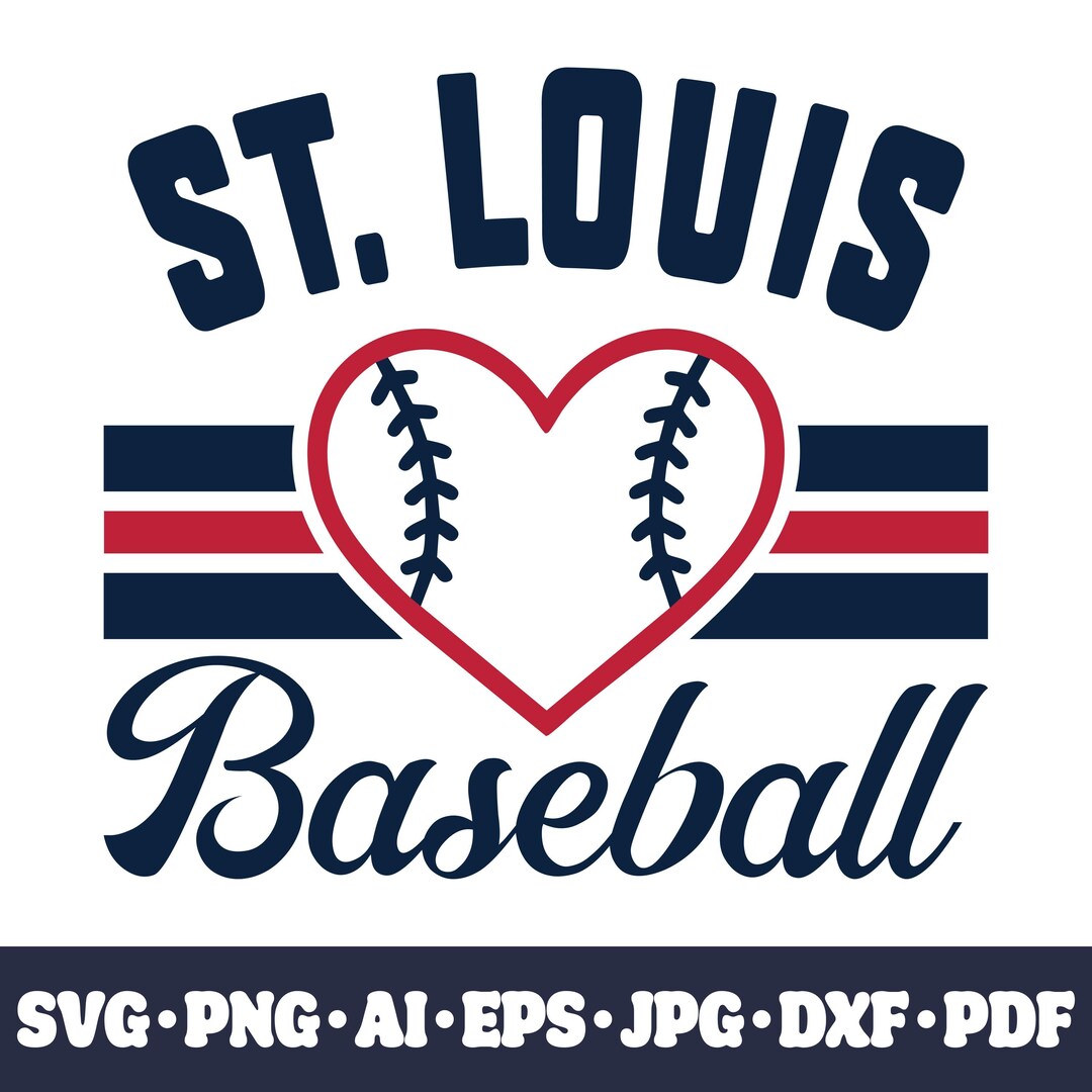 St. Louis Baseball Team SVG Cricut Cut File. City PNG Clipart ...