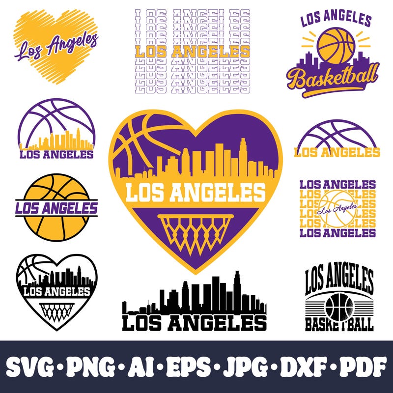 Lakers Svg - Etsy