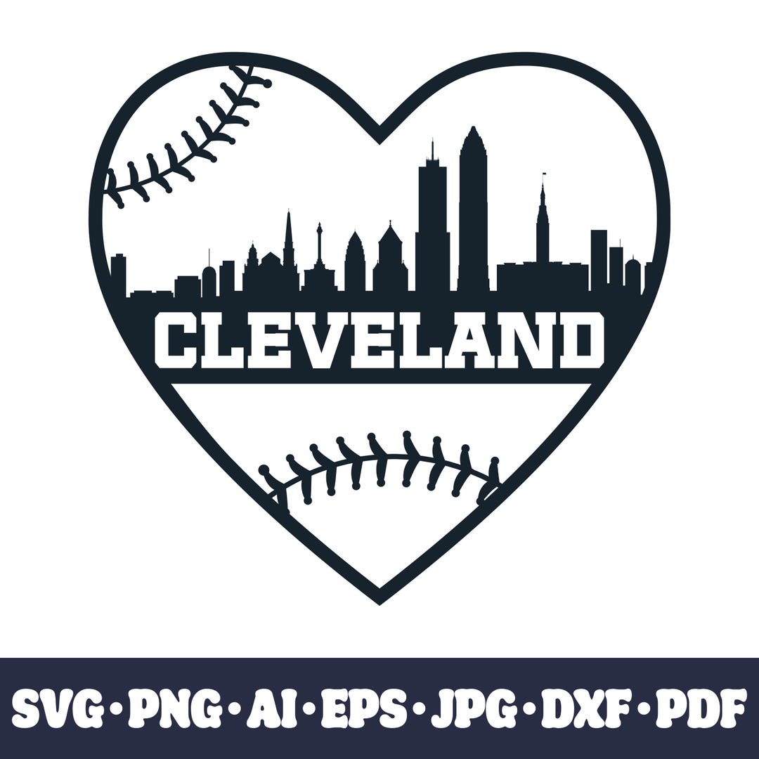 Cleveland Baseball Team SVG Cricut Cut File. City PNG Clipart ...