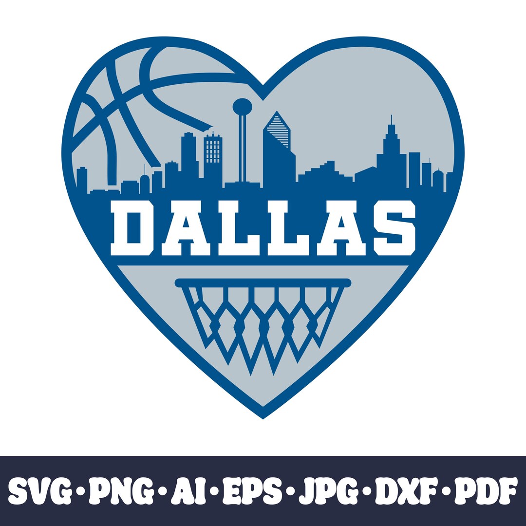 Dallas Basketball Team SVG Cricut Cut File. City PNG Clipart ...