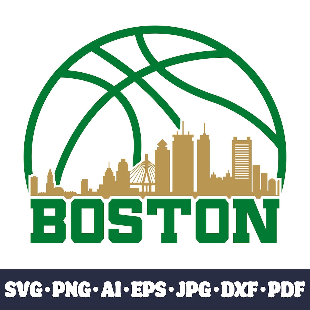 Boston Basketball Team SVG Cricut Cut File. City PNG Clipart ...