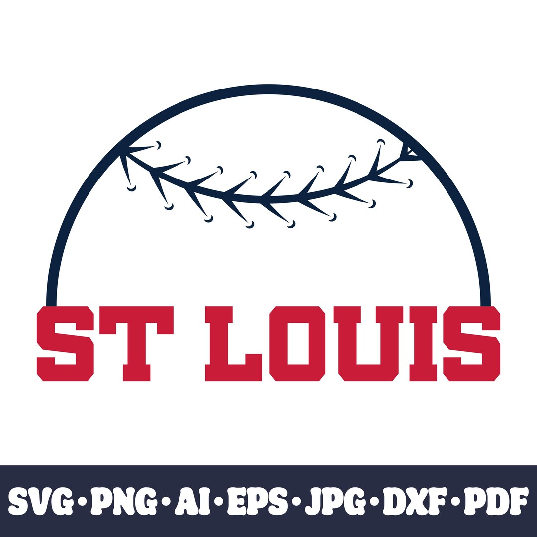 St. Louis Baseball Team SVG Cricut Cut File. City PNG Clipart ...