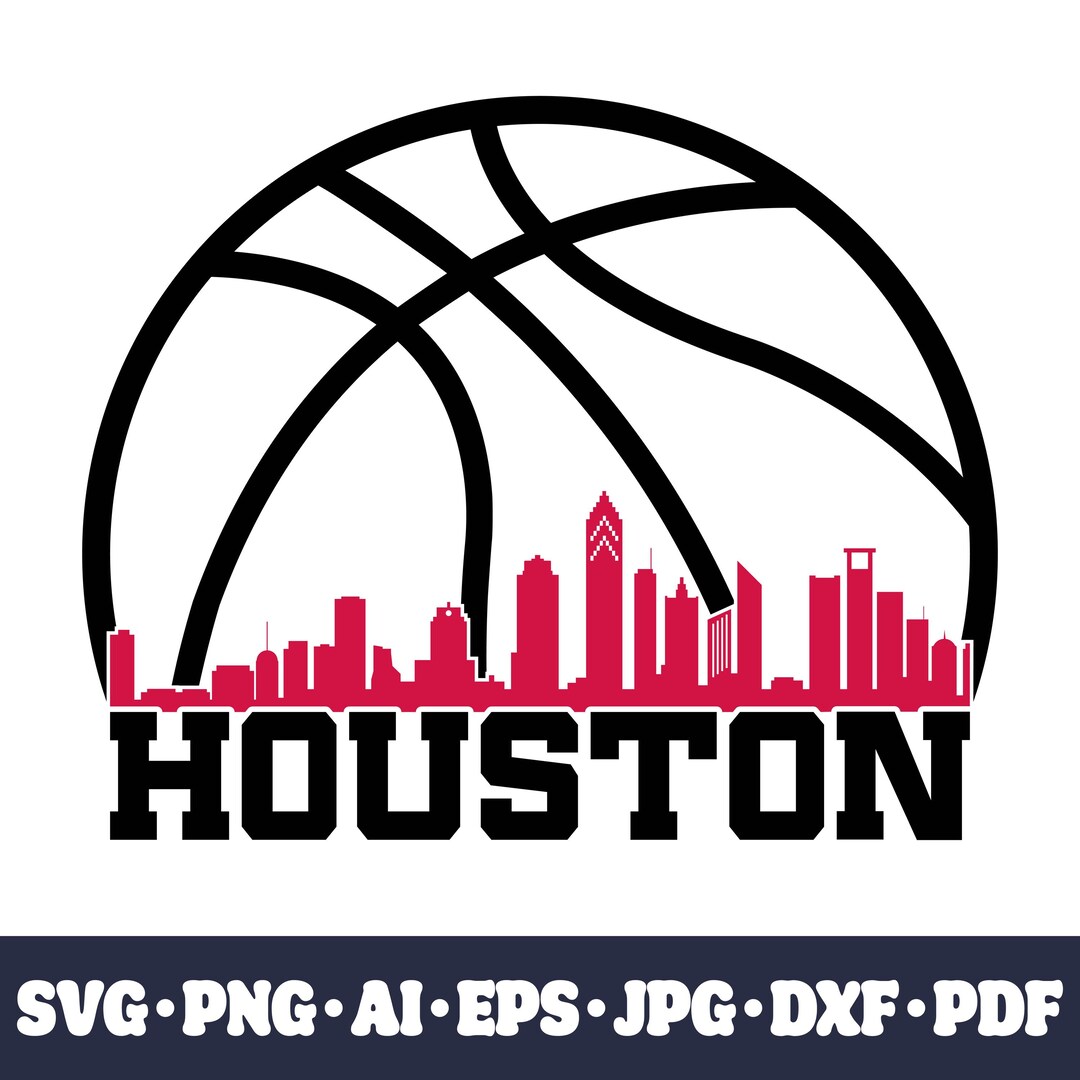 Houston Basketball Team SVG Cricut Cut File. City PNG Clipart ...