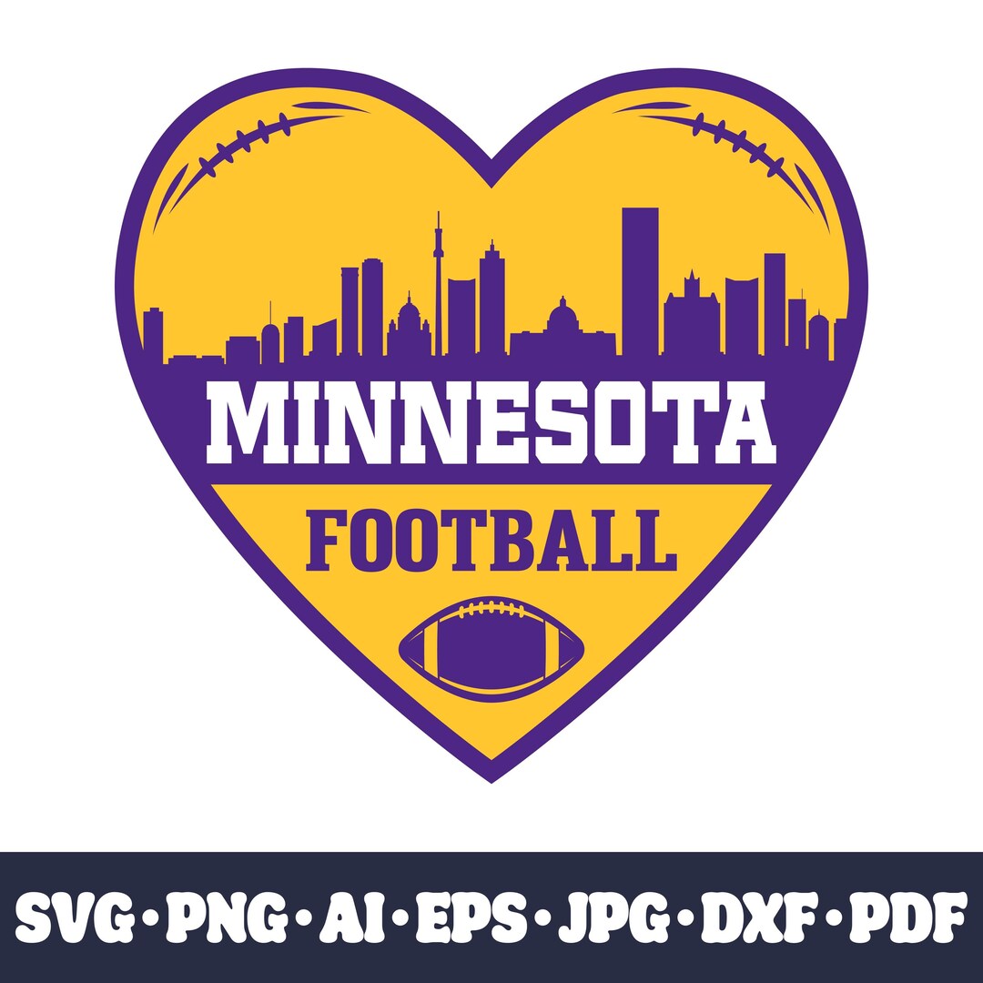 Minnesota Football Team SVG Cricut Cut File. City PNG Clipart ...