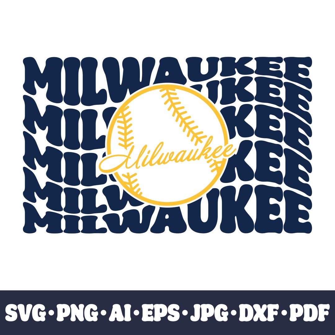Milwaukee Baseball Team SVG Cricut Cut File. City PNG Clipart ...