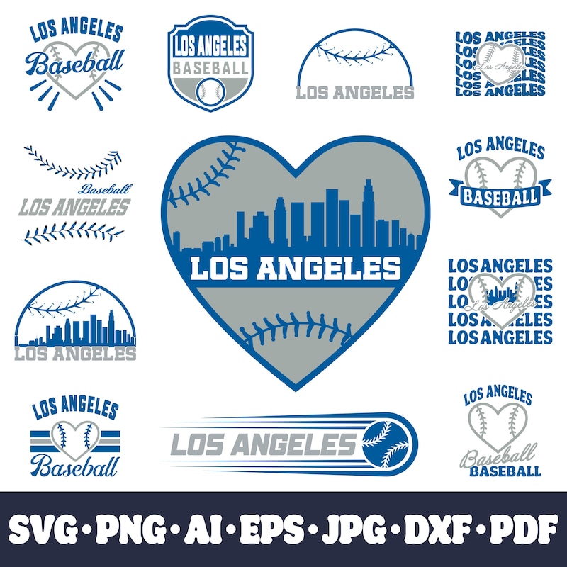 Dodgers Logo Dxf File - Etsy