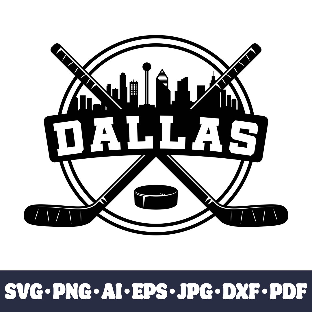 Dallas Hockey Team SVG Cricut Cut File. City PNG Clipart. Silhouette ...