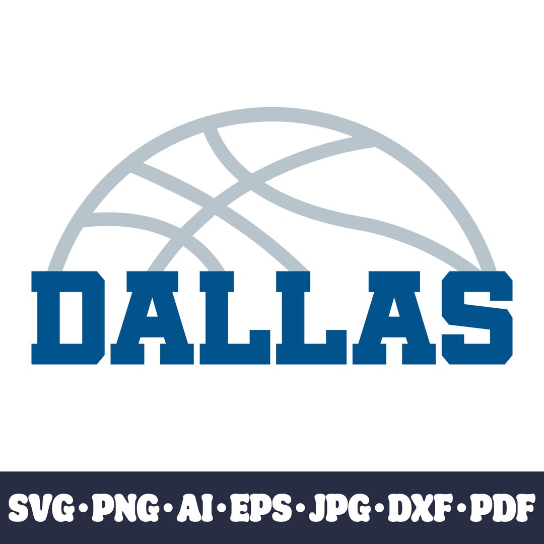 Dallas Basketball Team SVG Cricut Cut File. City PNG Clipart ...