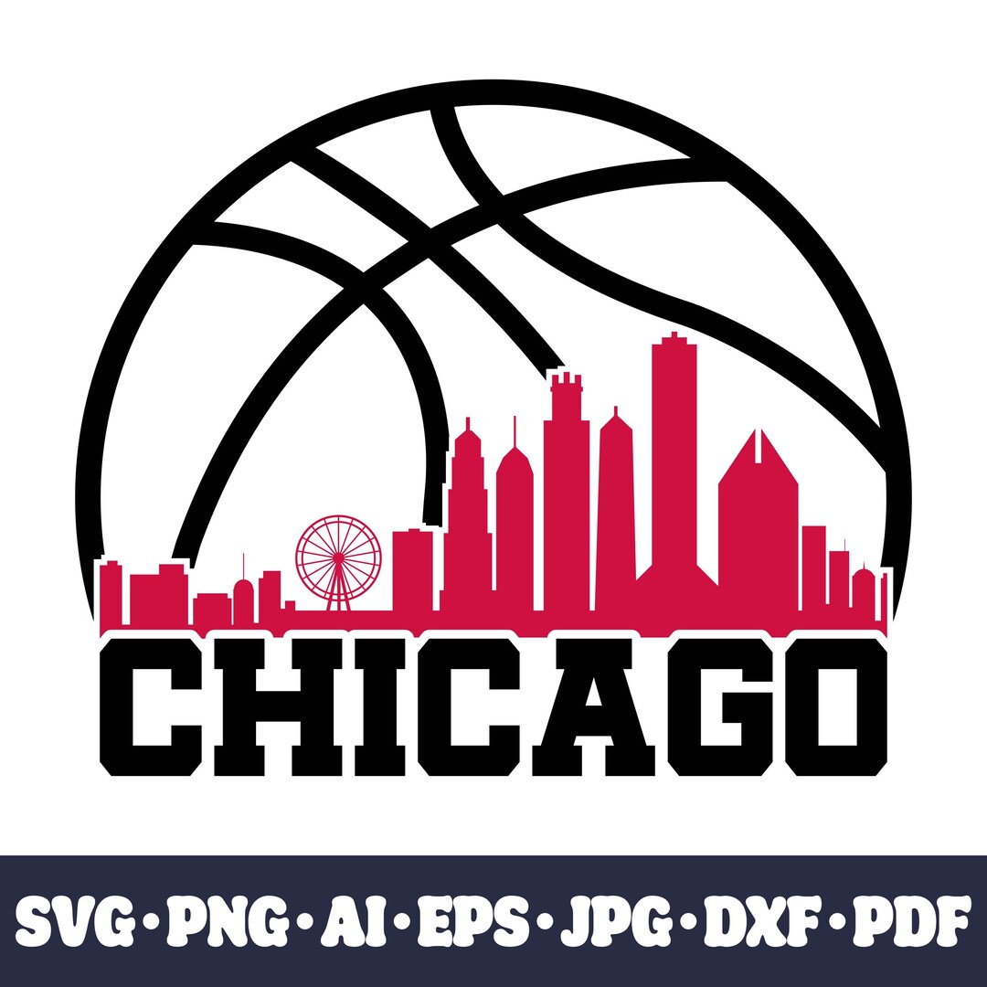 Chicago Basketball Team SVG Cricut Cut File. City PNG Clipart ...