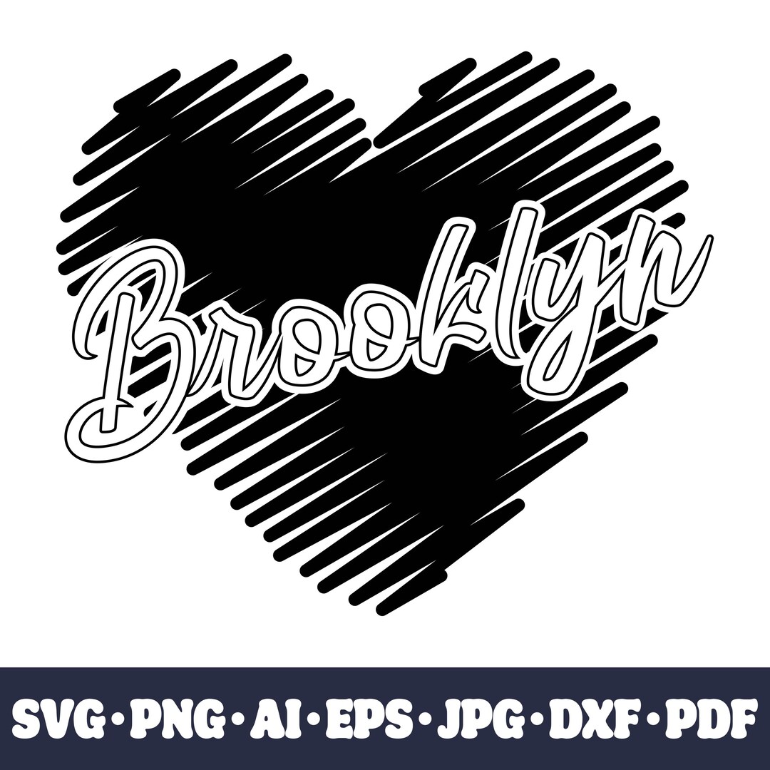 Brooklyn Basketball Team SVG Cricut Cut File. City PNG Clipart ...