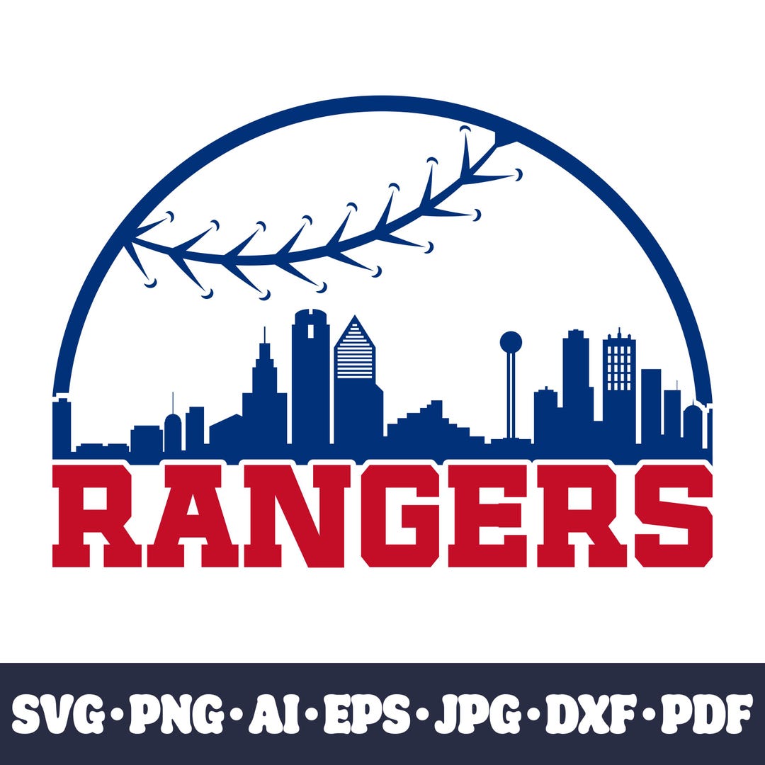 Texas Baseball Team SVG PNG DXF for Cricut and Silhouette | Rangers Fan ...