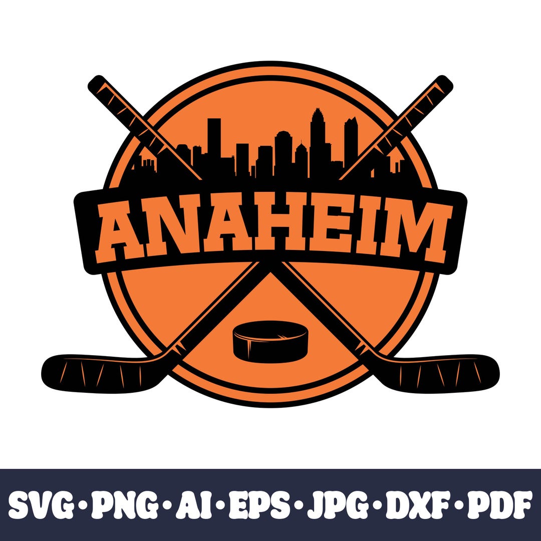 Anaheim Hockey Team SVG Cricut Cut File. City PNG Clipart. Silhouette ...