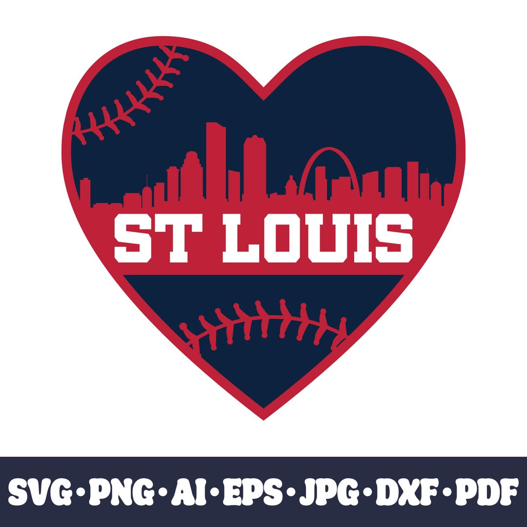 St. Louis Baseball Team SVG Cricut Cut File. City PNG Clipart ...