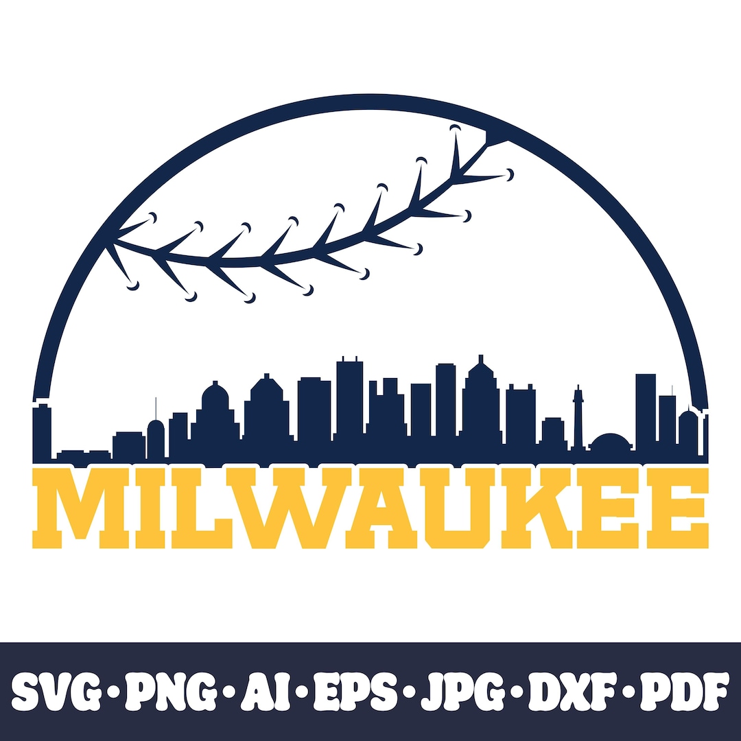 Milwaukee Baseball Team SVG Cricut Cut File. City PNG Clipart ...