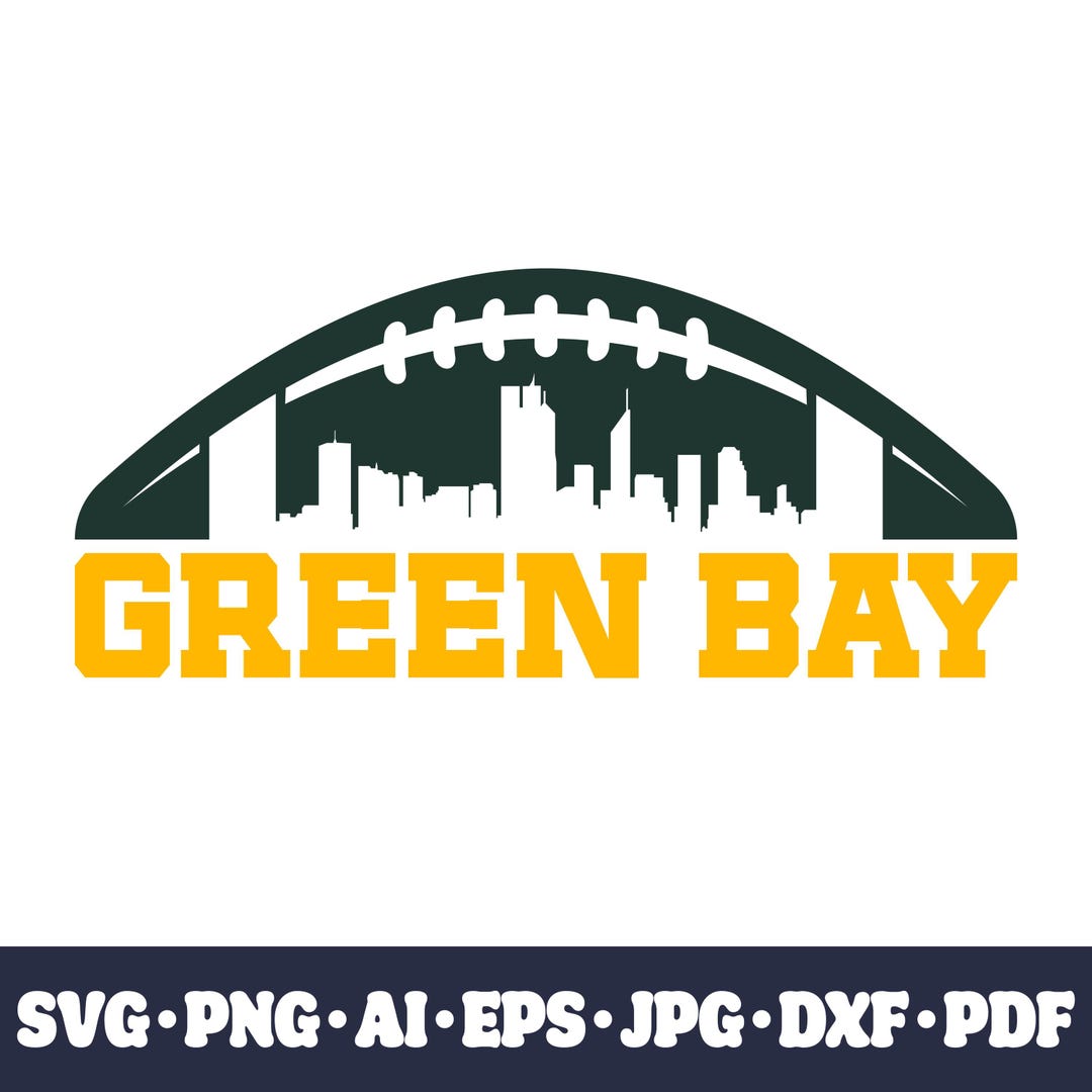 Green Bay Football Team SVG Cricut Cut File. City PNG Clipart ...