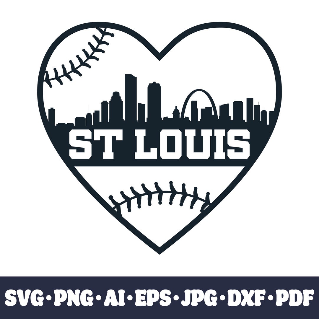St. Louis Baseball Team SVG Cricut Cut File. City PNG Clipart ...
