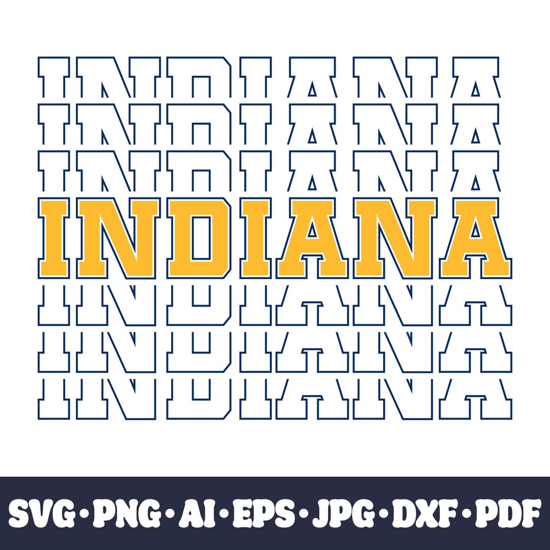 Indiana Basketball Team SVG Cricut Cut File. City PNG Clipart ...