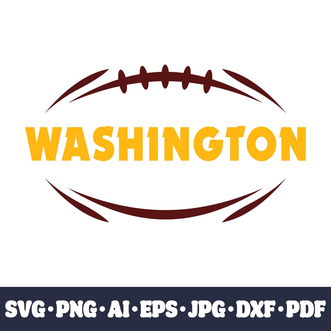 Washington Football SVG Clipart for Cricut and Silhouette, City Design ...