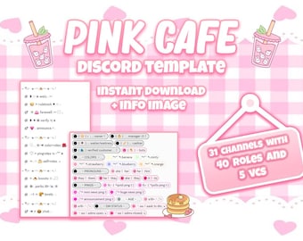Cozy Cafe Themed Discord Server Template - Etsy