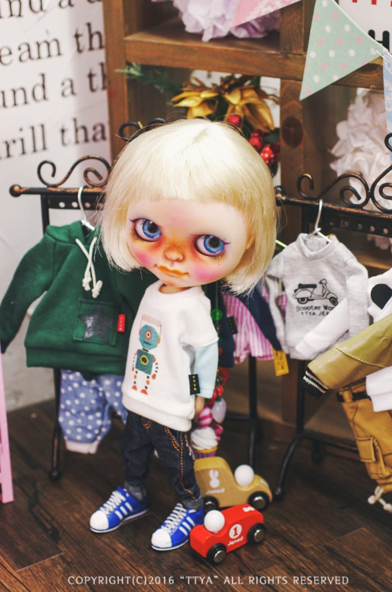 Blythe Robot MTM Sky Blue | Etsy