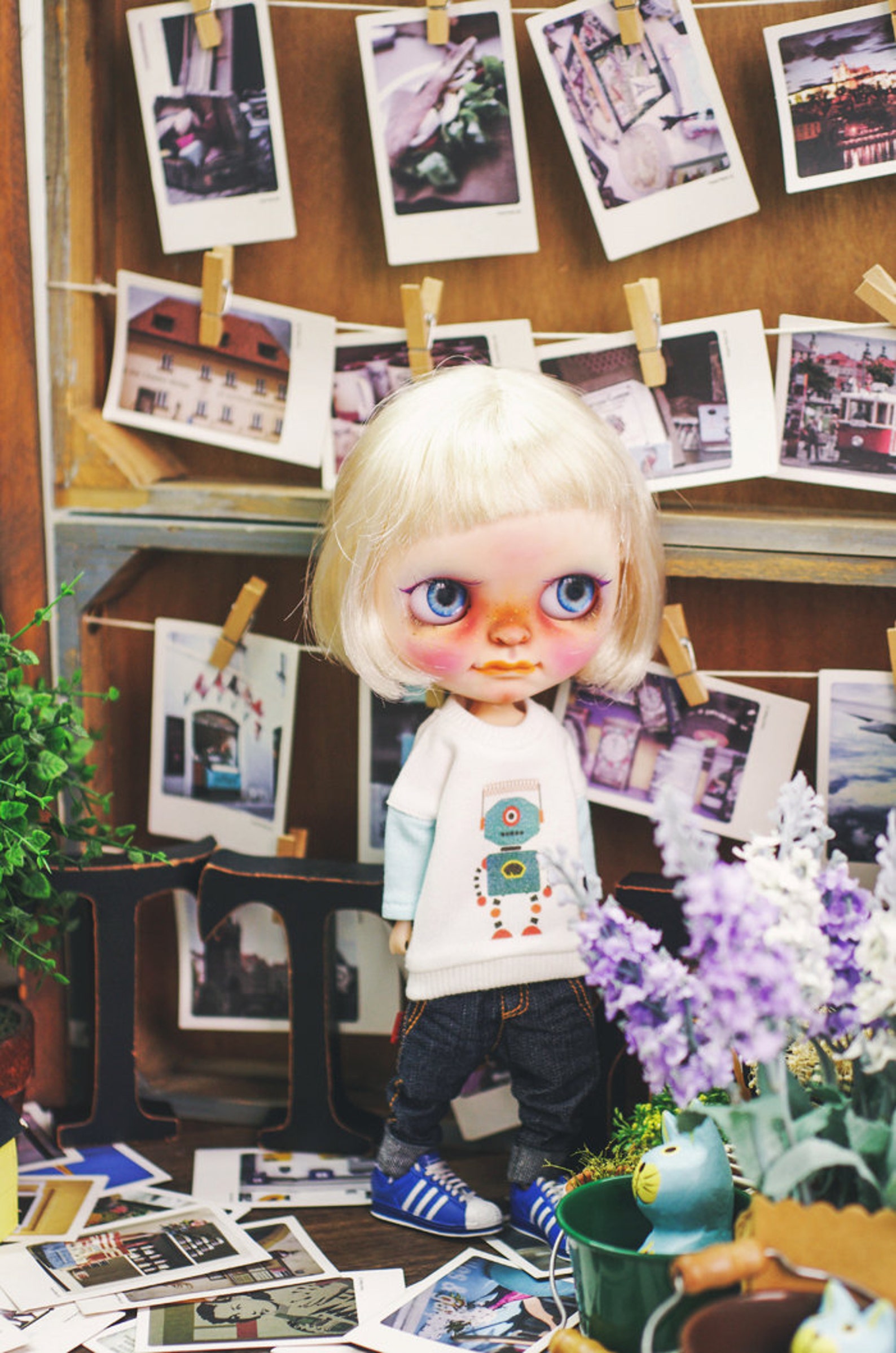 Blythe Robot MTM Sky Blue | Etsy