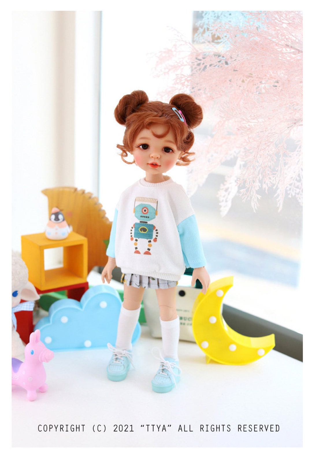 Paola Reina Robot MTM Sky Blue - Etsy