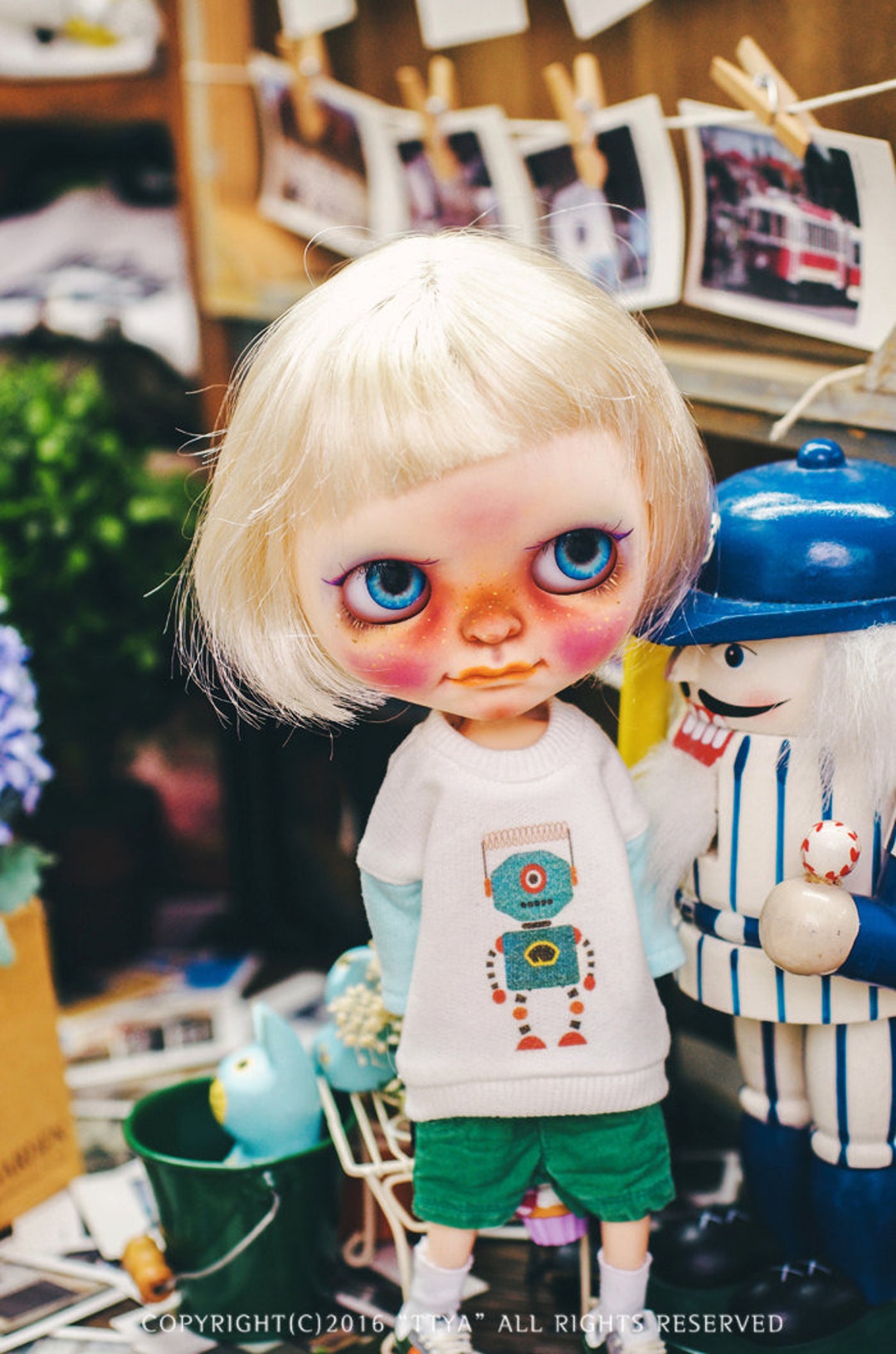 Blythe Robot MTM - Sky Blue - Etsy