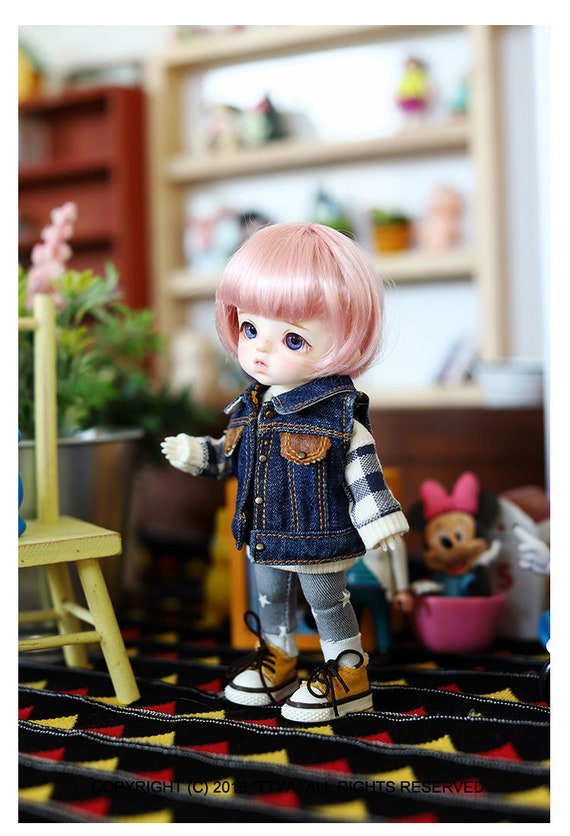 Lati Stone Washing Vest Denim Jacket Blue - Etsy