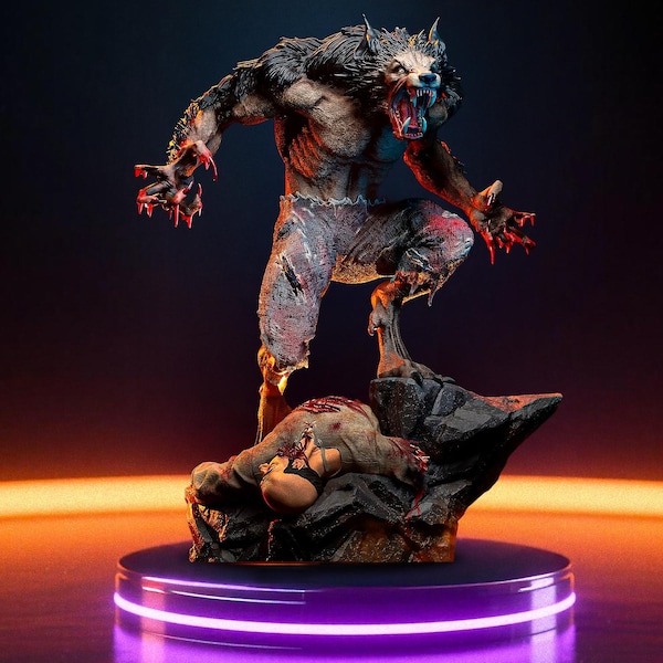 Wolf Monster Statue - Etsy UK