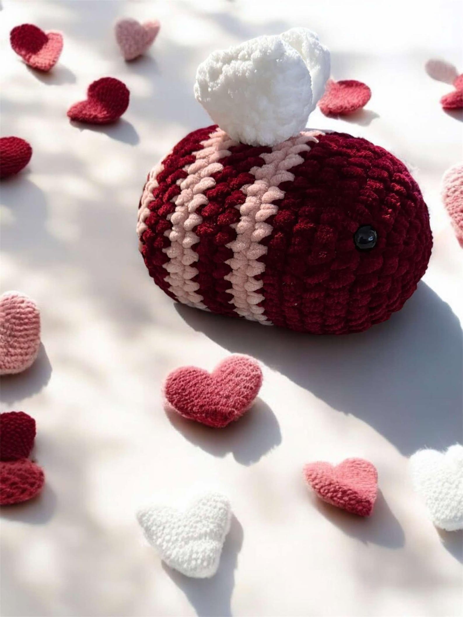 Crochet Valentine Bees - Etsy