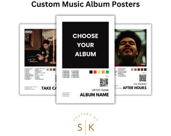 Custom Music Album Posters - Etsy