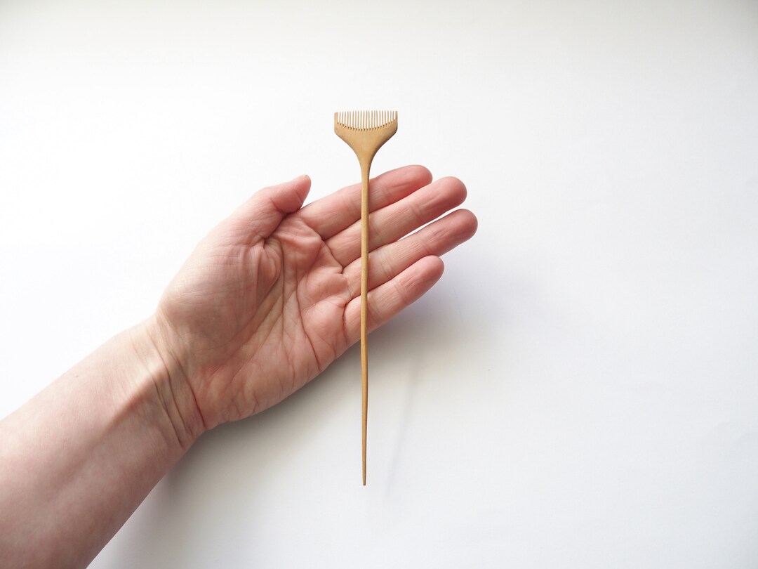 Traditional Japanese Comb Made From Wood Hairstyling Tool for Nihongami ...