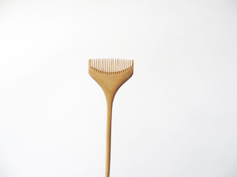 Traditional Japanese Comb Made From Wood Hairstyling Tool for - Etsy