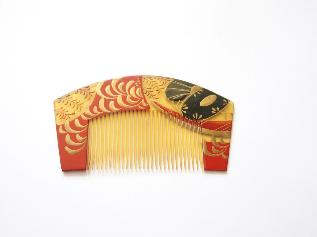 Japanese Kanzashi Kushi Comb Exotic Hair Accessory Free Shipping - Etsy