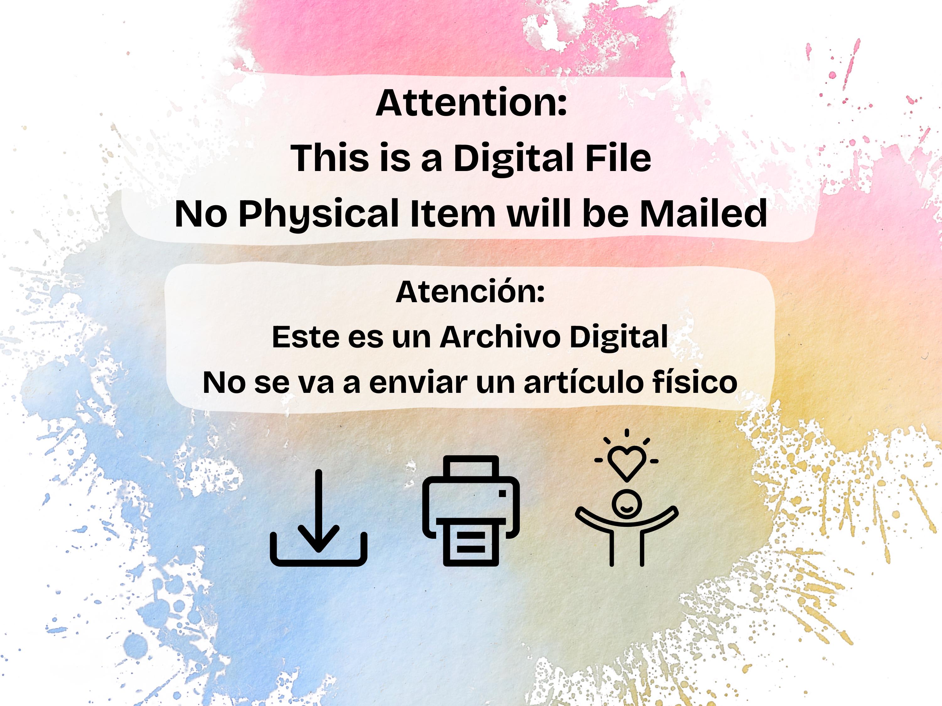 Bilingual Educational Posters, English and Spanish, Toddler Bedroom ...