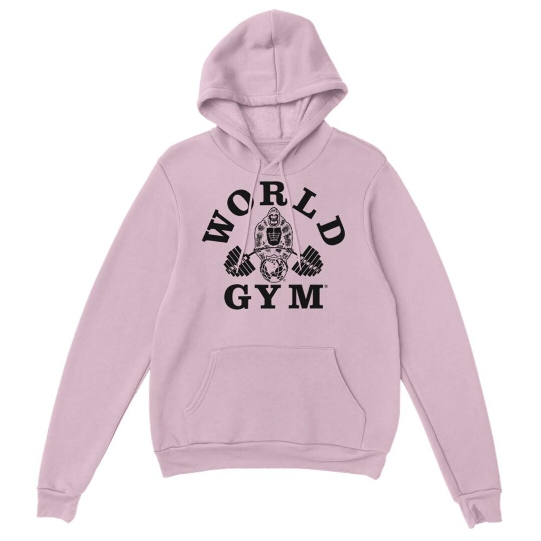 World Gym Hoodie Heavyweight Workout Hoodie Fitness Pullover Durable ...