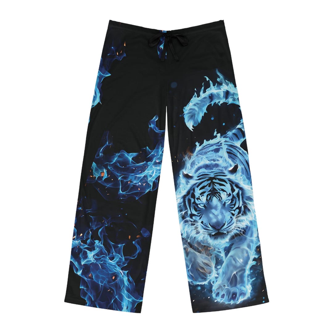 Men's Tiger Print Pajama Pants | Stylish Loungewear for Comfort ...