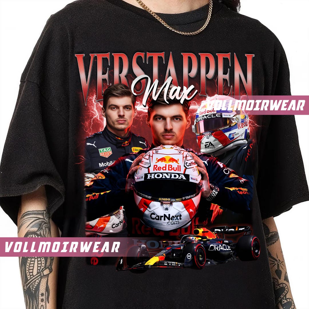 Max Verstappen Vintage Style Formula 1 Shirt - Etsy