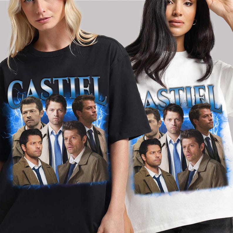 Castiel Vintage Style Shirt: Supernatural Retro Fan Gift - Etsy