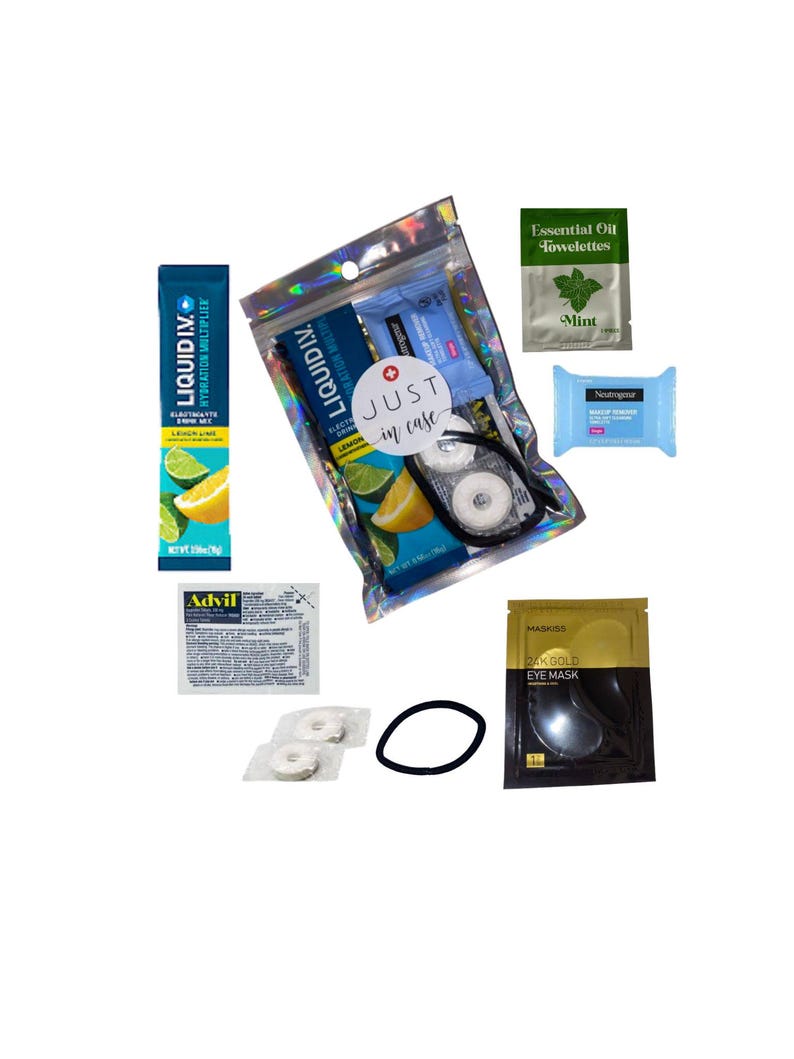 Hangover Kit Pre-filled - Bachelorette Party- Wedding (1 Pack) SALE ...