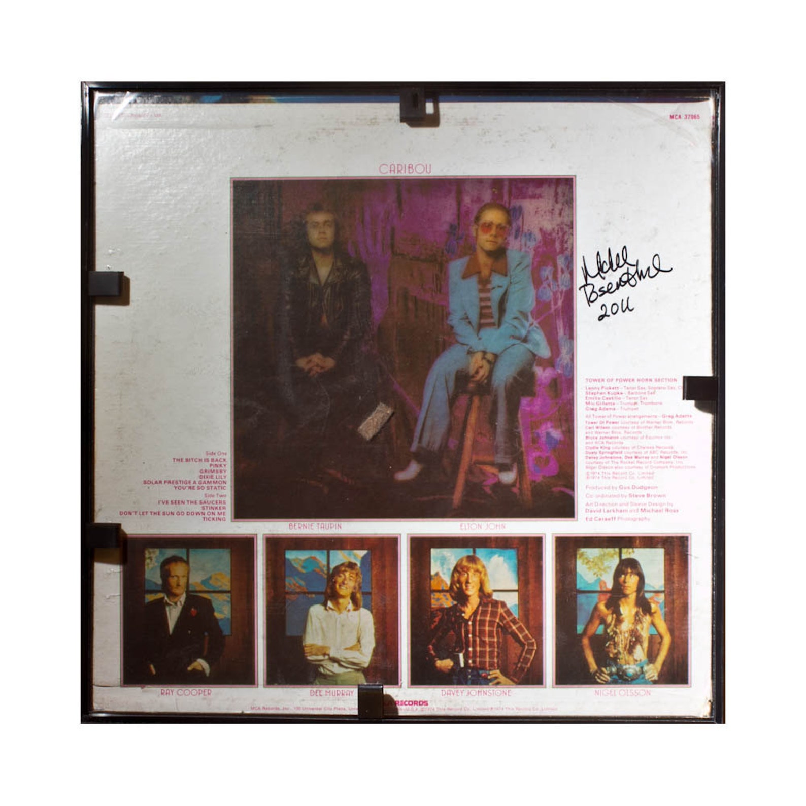 Glittered Elton John Caribou Album - Etsy