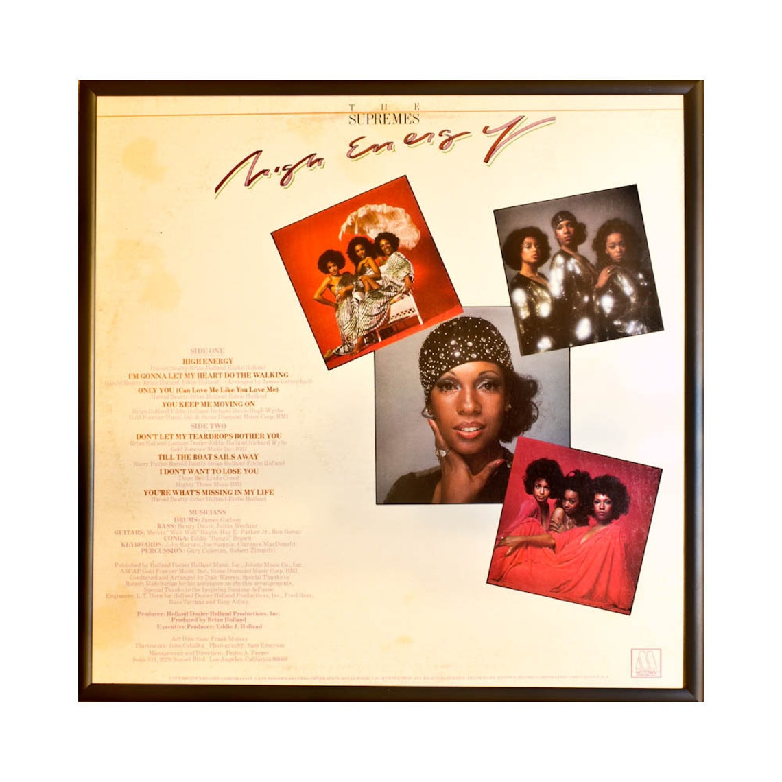 Glittered Supremes High Energy Album - Etsy
