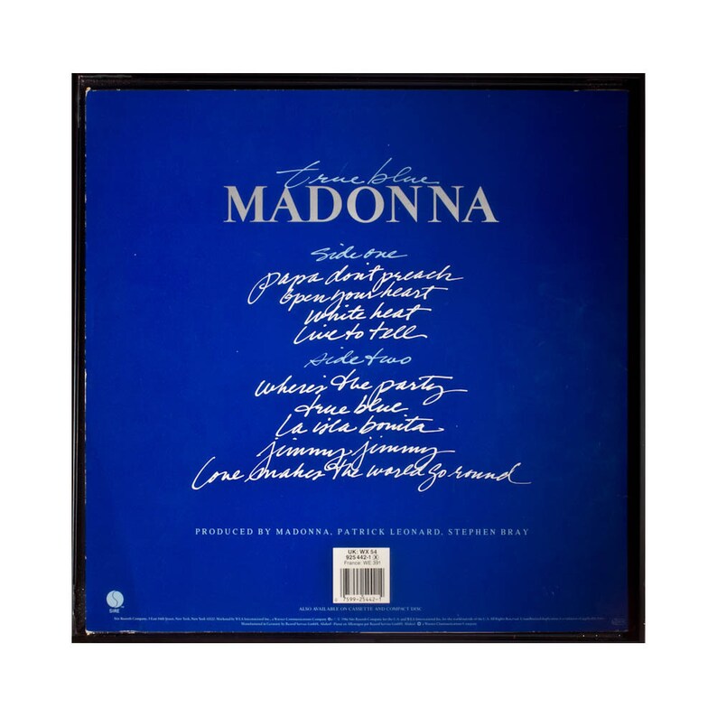 Glittered Madonna True Blue Album Etsy