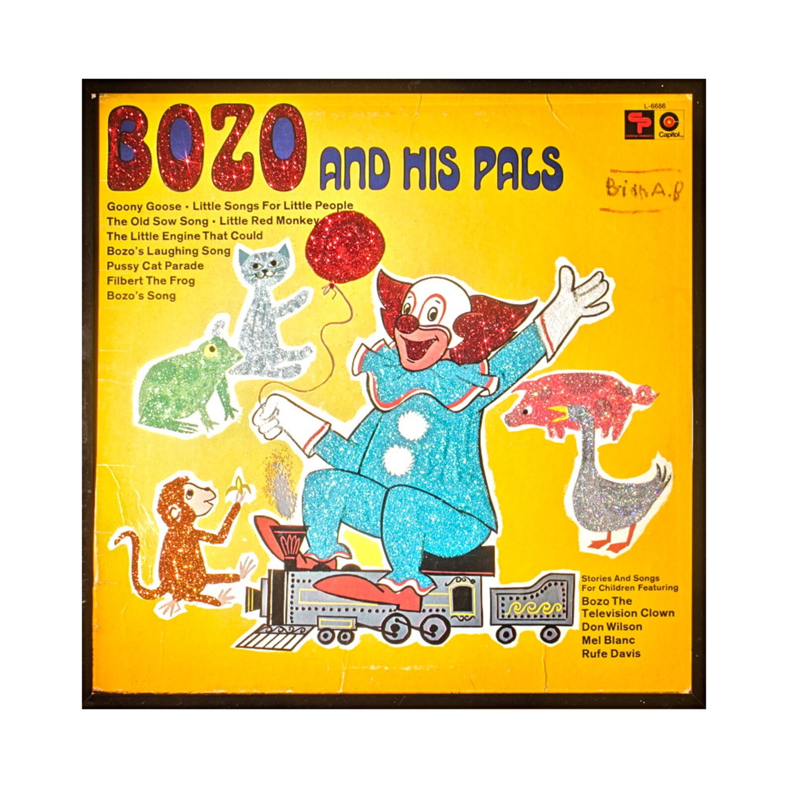 Glittered Bozo Album - Etsy