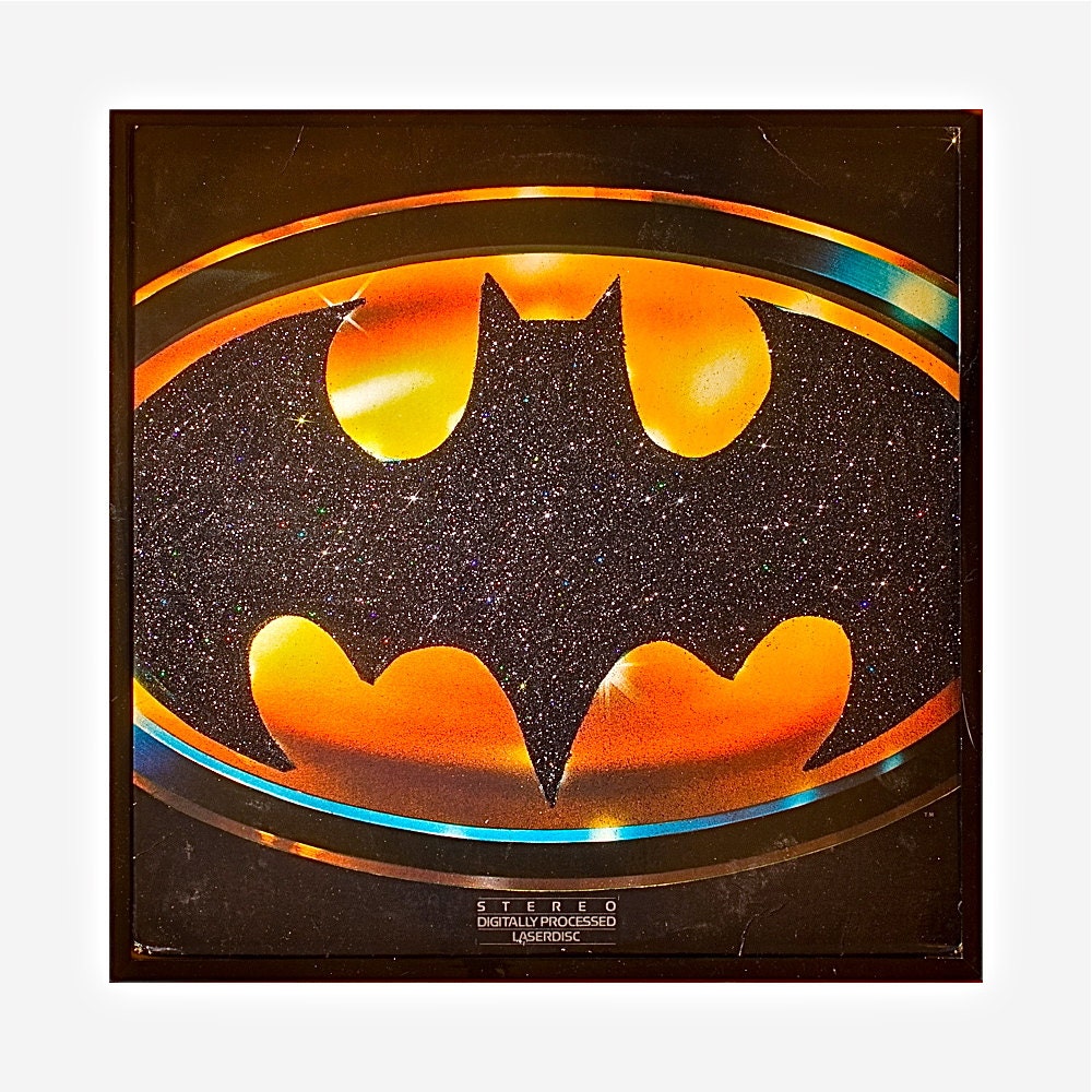 Glittered Vintage Prince Batman Soundtrack Album Art - Etsy